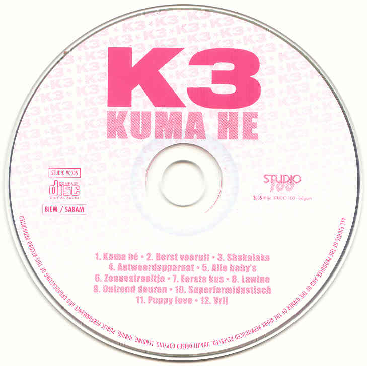 K3 Kuma He : CD | CD Covers | Cover Century | Over 1.000.000 Album Art ...